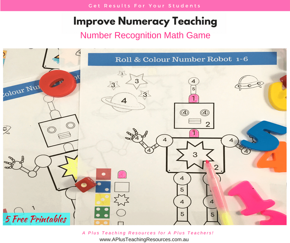 5 FREE Coloring Printables For Teaching Number Recognition - Classroom ... 5 FREE Coloring Printables For Teaching Number Recognition - Classroom ...
