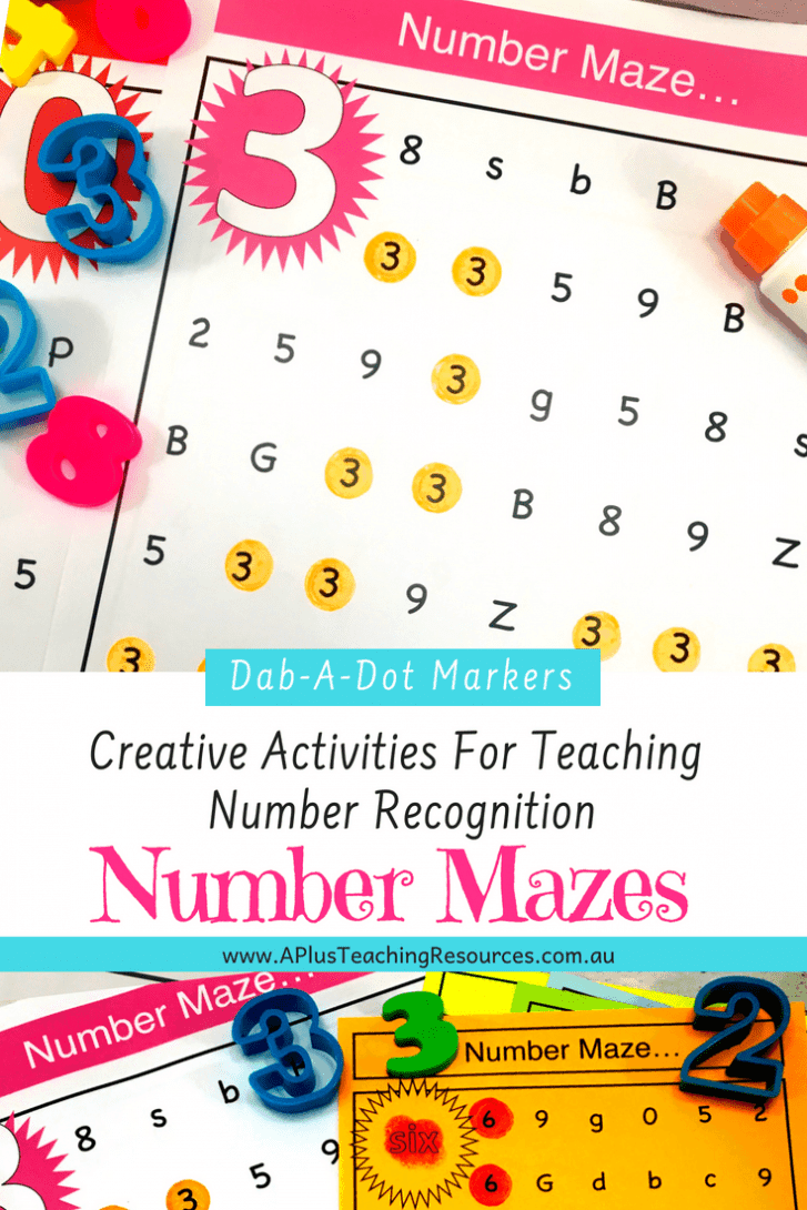 Number Recognition Printables That Will Make learning fun! {Do-a-Dot}